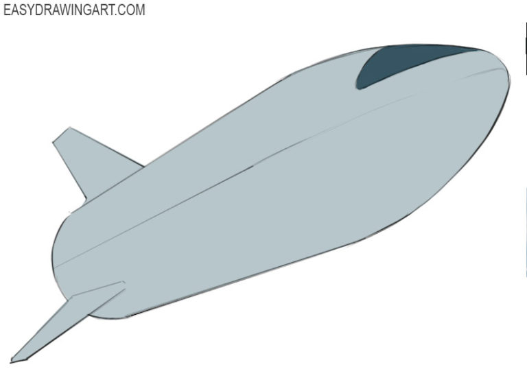 How to Draw a Spaceship | Easy Drawing Art