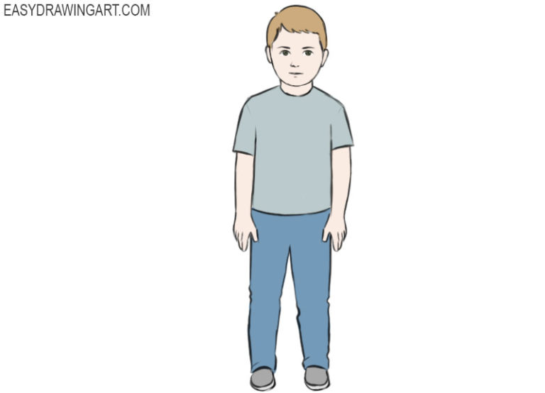 How to Draw a Boy - Easy Drawing Art