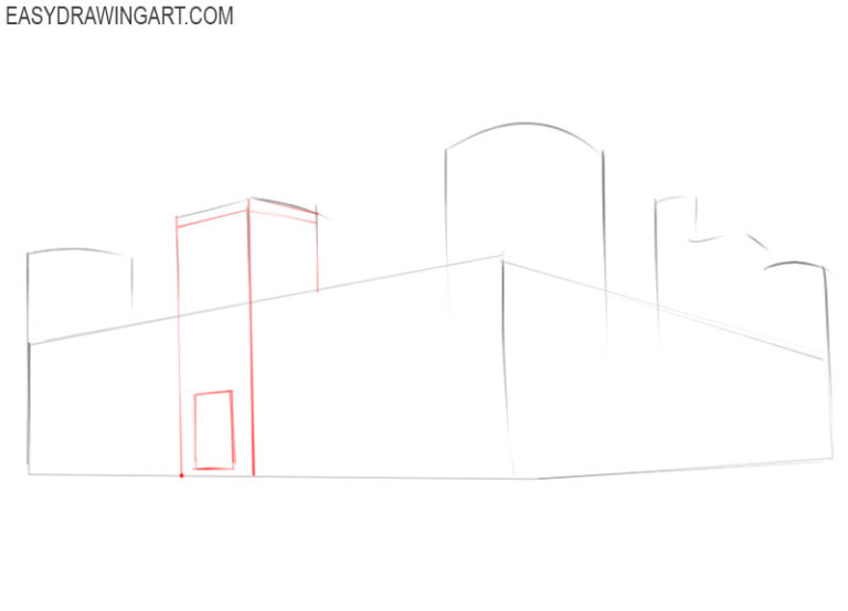 How to Draw a Castle - Easy Drawing Art