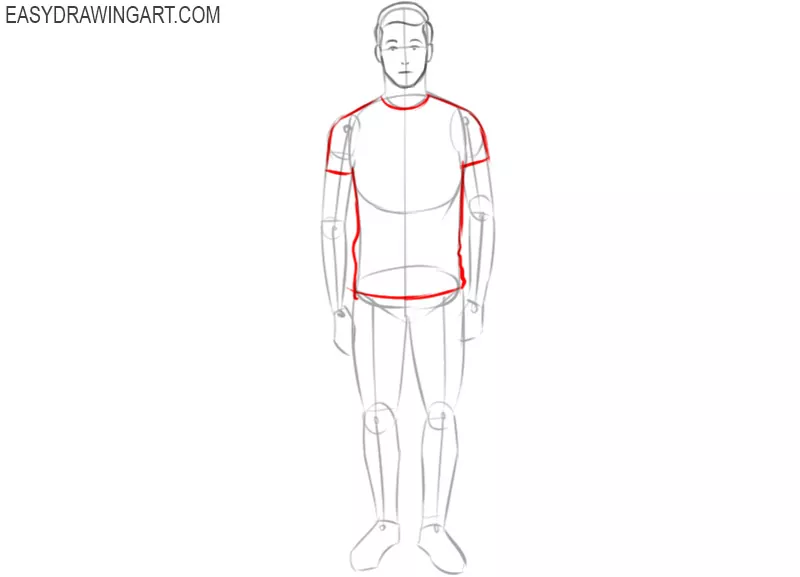 How To Draw A Guy Easy Drawing Art How To Draw A Guy Easy Drawing Art