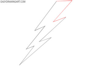 How to Draw a Lightning Bolt - Easy Drawing Art