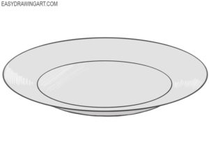 How to Draw a Plate - Easy Drawing Art