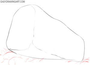How to draw a Rock - Easy Drawing Art