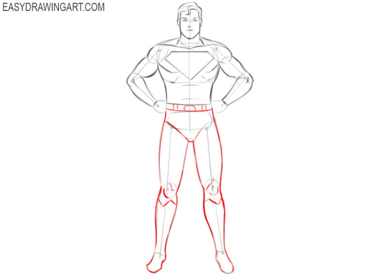 How to draw a Superhero - Easy Drawing Art