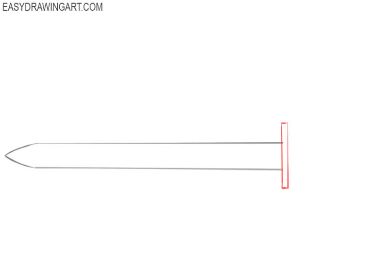 How to Draw a Sword - Easy Drawing Art