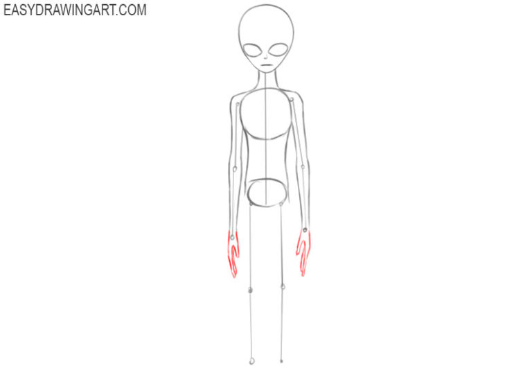 How to Draw an Alien - Easy Drawing Art