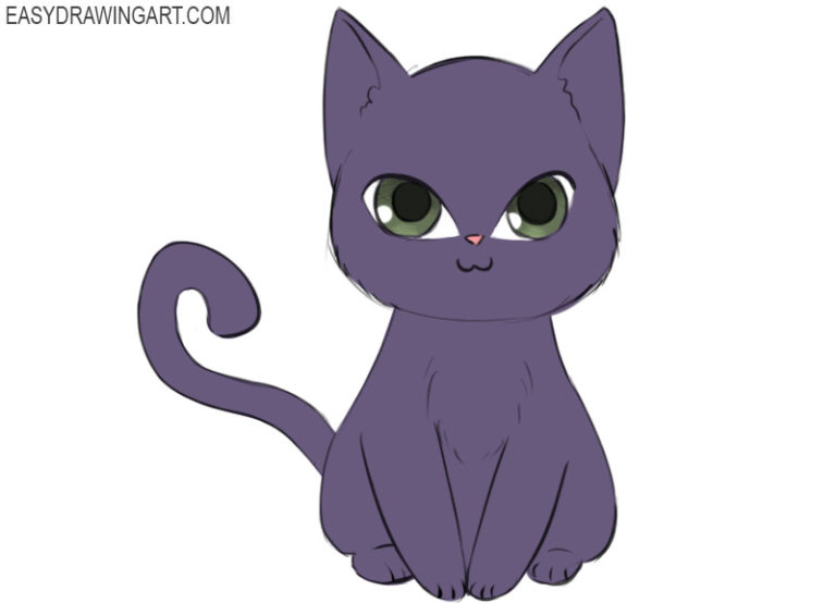 How to Draw an Anime Animal - Easy Drawing Art