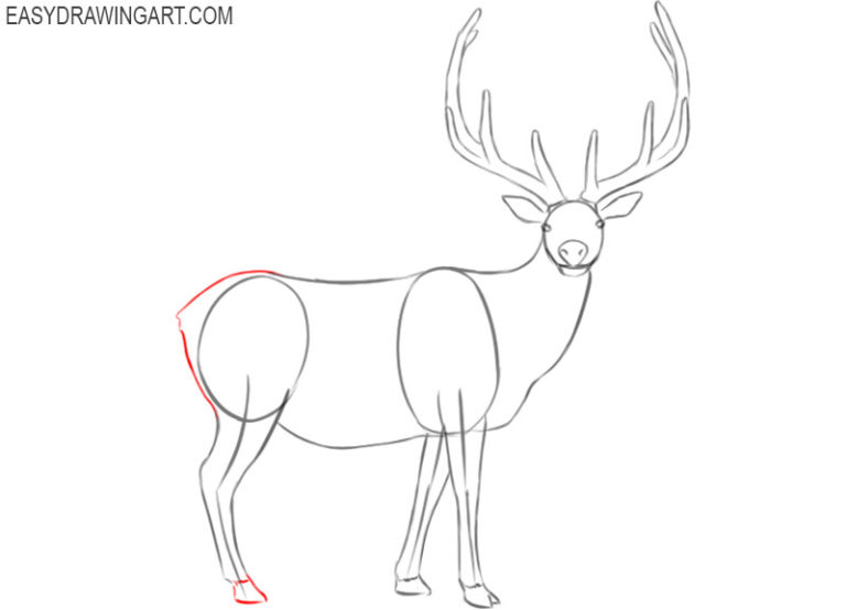 How to Draw an Elk - Easy Drawing Art