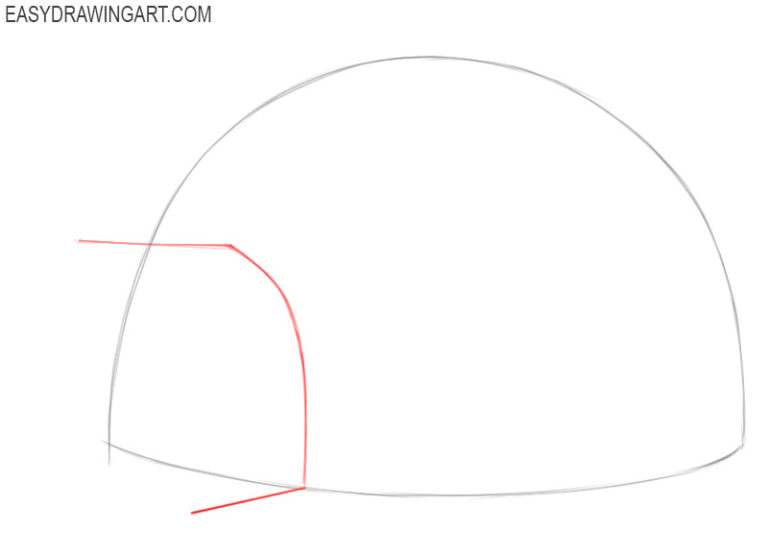 How to Draw an Igloo - Easy Drawing Art