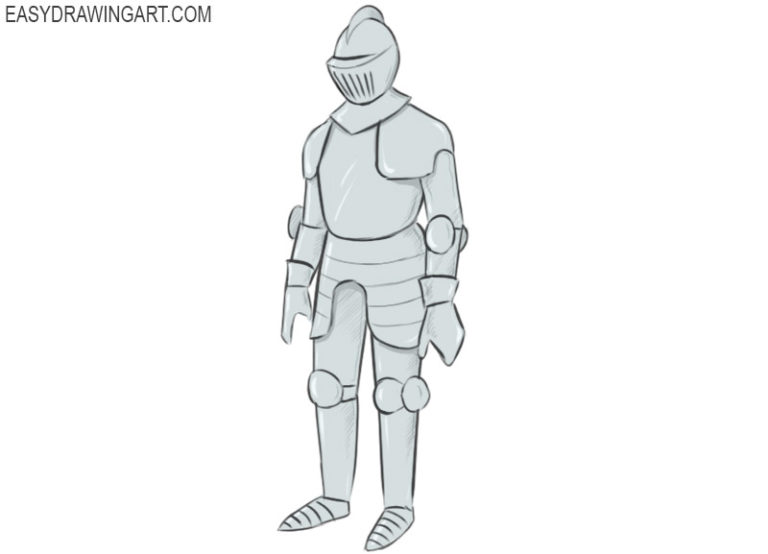 How to Draw Armor - Easy Drawing Art