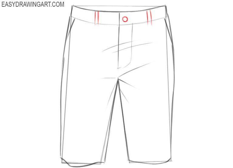 How to Draw Shorts - Easy Drawing Art
