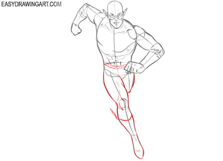 How to Draw the Flash - Easy Drawing Art