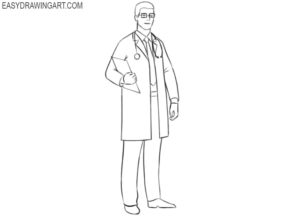 How to Draw a Doctor - Easy Drawing Art
