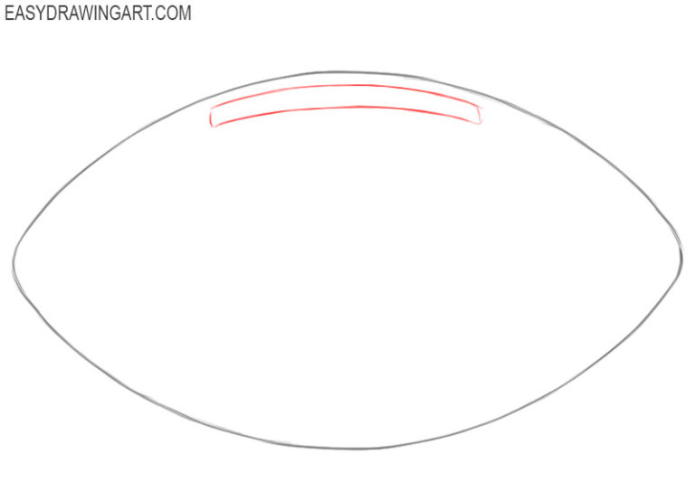 How to Draw a Football - Easy Drawing Art