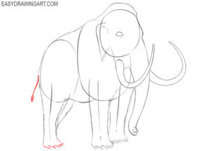 How to Draw a Mammoth - Easy Drawing Art