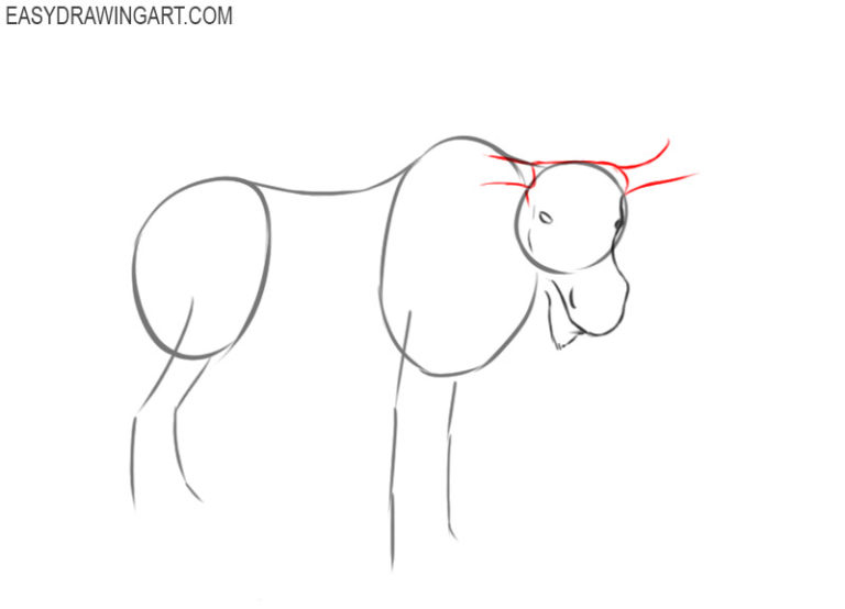 How to Draw a Moose - Easy Drawing Art