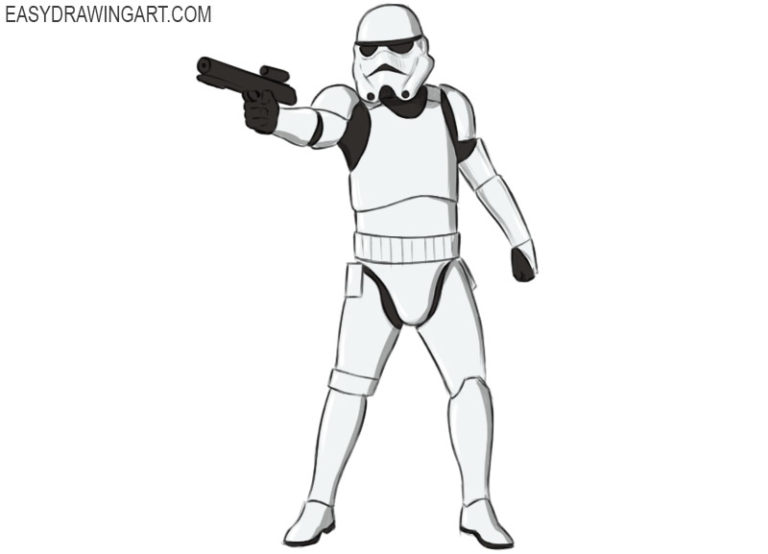 How to Draw a Stormtrooper - Easy Drawing Art