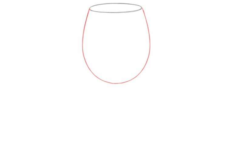 How to Draw a Wine Glass - Easy Drawing Art