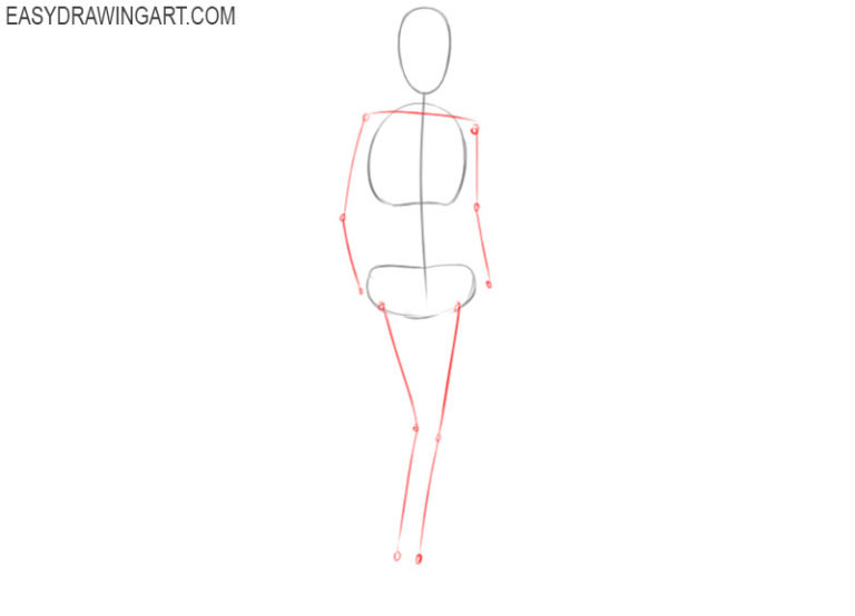 How to Draw a Woman - Easy Drawing Art