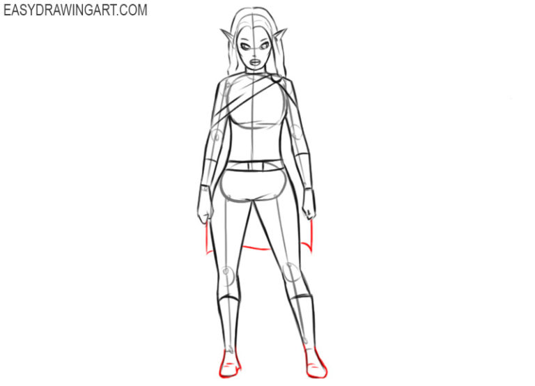 How to Draw an Elf - Easy Drawing Art