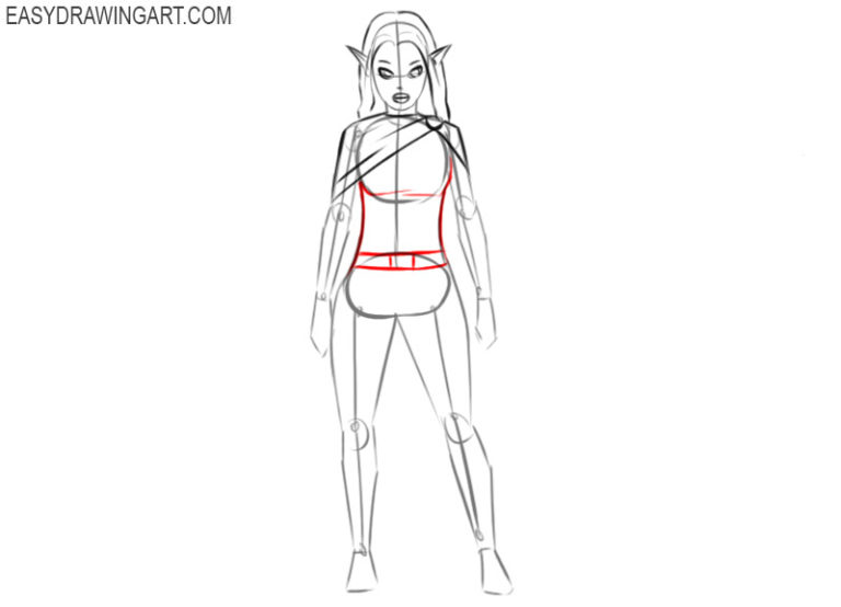 How to Draw an Elf - Easy Drawing Art