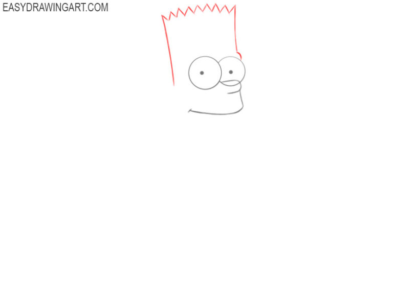 How to Draw Bart Simpson - Easy Drawing Art