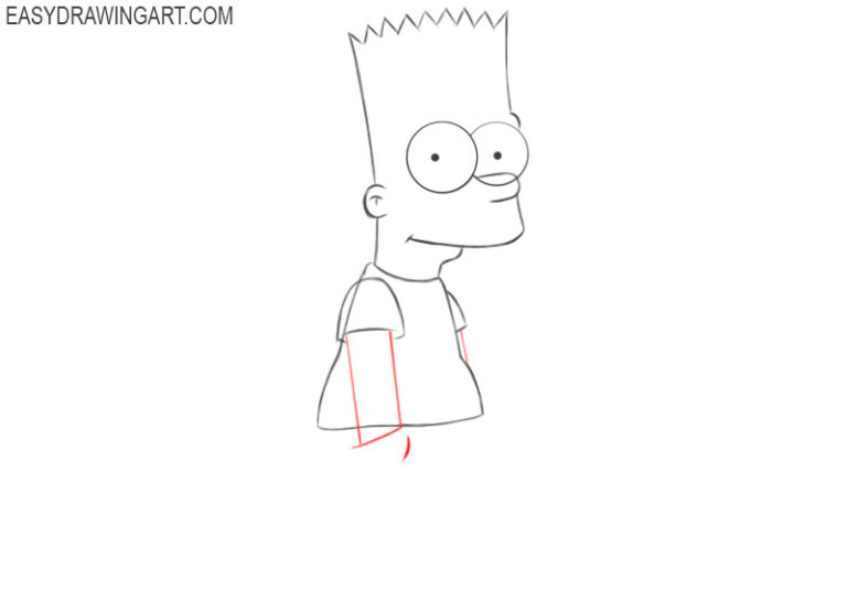 How to Draw Bart Simpson - Easy Drawing Art