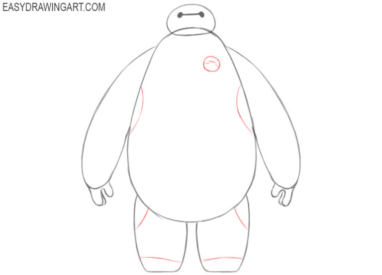 How to Draw Baymax - Easy Drawing Art