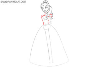How to Draw Belle - Easy Drawing Art