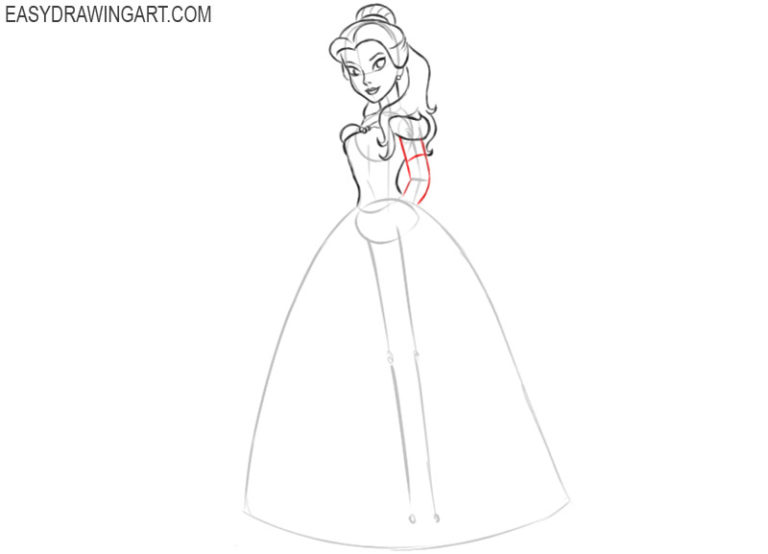 How to Draw Belle - Easy Drawing Art
