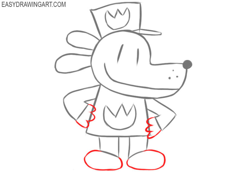 How to Draw Dog Man - Easy Drawing Art