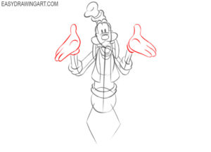 How to Draw Goofy - Easy Drawing Art