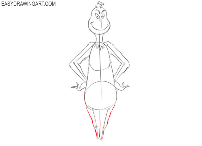 How to Draw Grinch - Easy Drawing Art