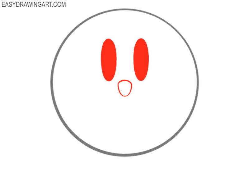 How to Draw Kirby - Easy Drawing Art