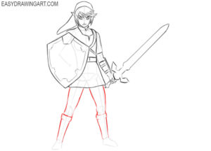 How to Draw Link - Easy Drawing Art