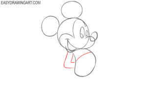 How to Draw Mickey Mouse - Easy Drawing Art
