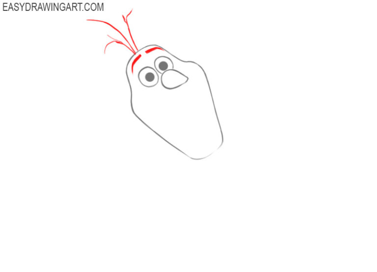How to Draw Olaf - Easy Drawing Art