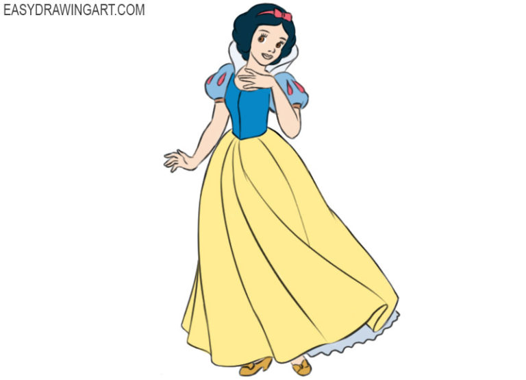 How to Draw Snow White - Easy Drawing Art