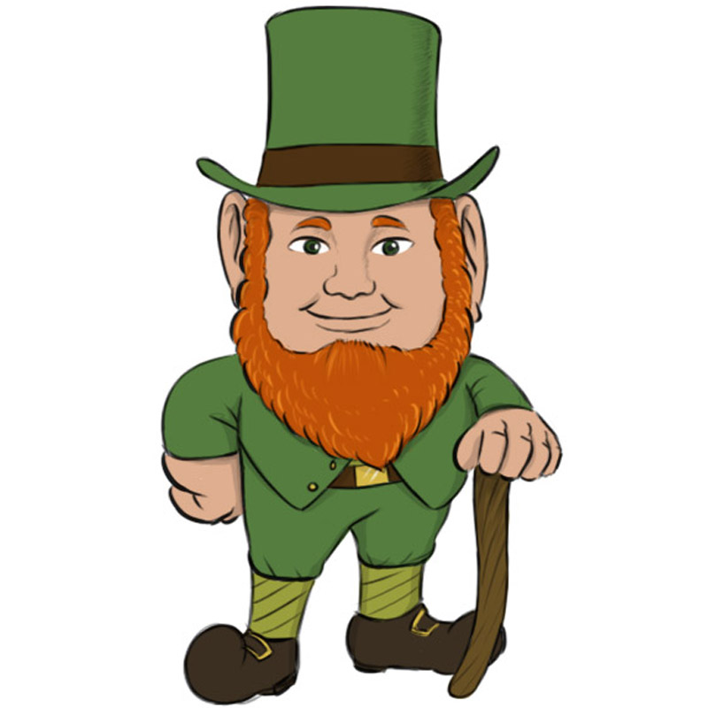 How To Draw A Leprechaun Easy Drawing Art