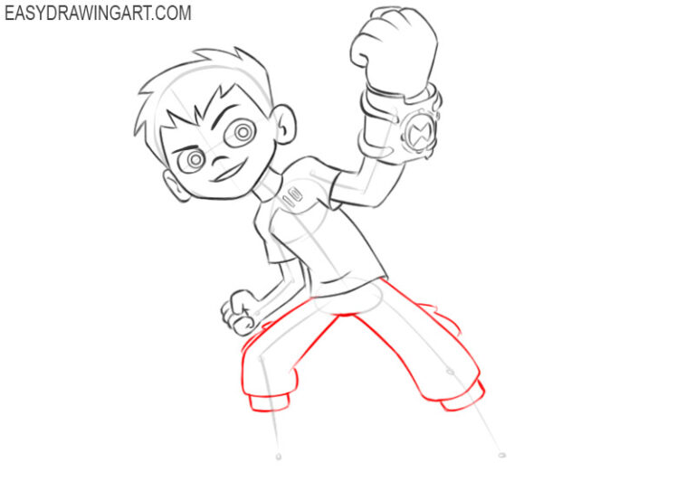 How to Draw Ben 10 - Easy Drawing Art