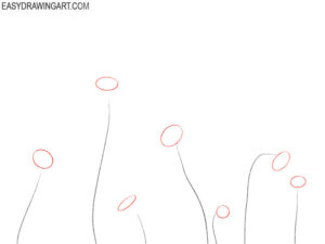 How to Draw a Field of Flowers - Easy Drawing Art