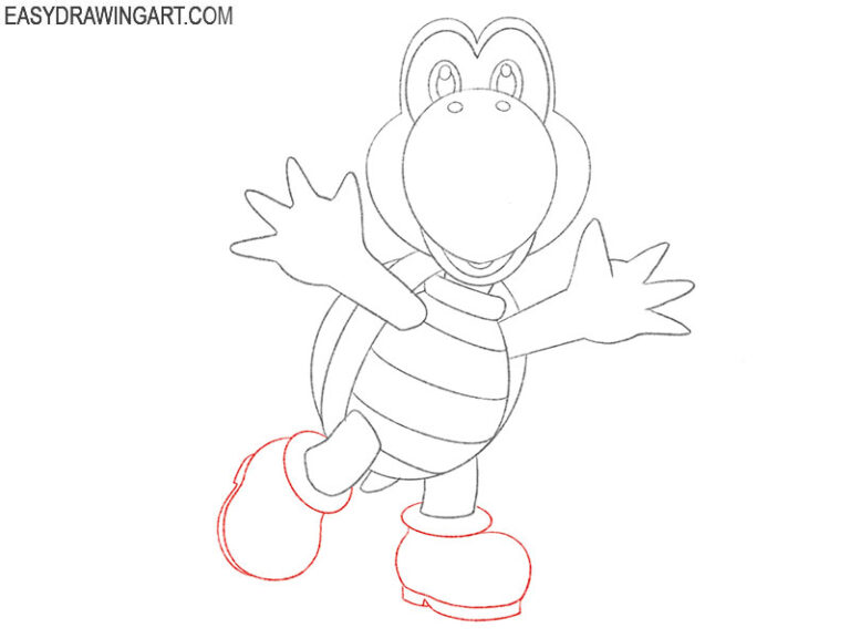 How to Draw Koopa Troopa - Easy Drawing Art