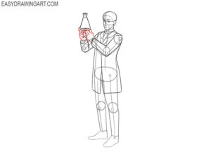 How to Draw a Scientist - Easy Drawing Art