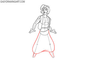 How to Draw Aladdin - Easy Drawing Art