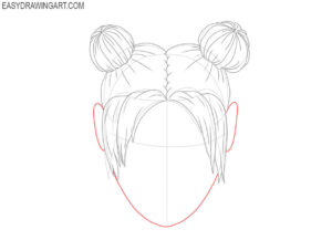 How to Draw Hair Buns - Easy Drawing Art