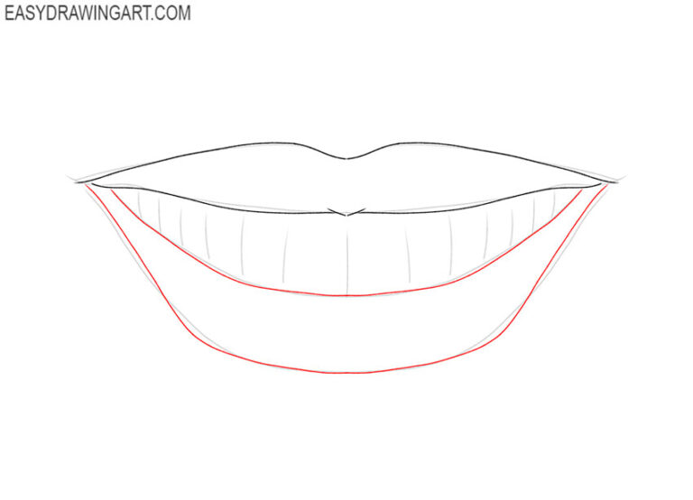 How to Draw Teeth - Easy Drawing Art