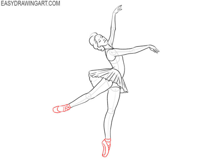 How to Draw a Dancer - Easy Drawing Art
