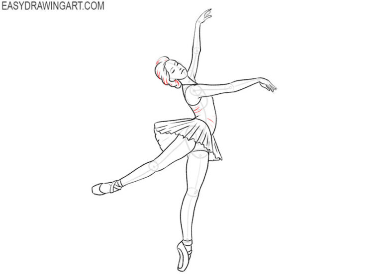 How to Draw a Dancer - Easy Drawing Art