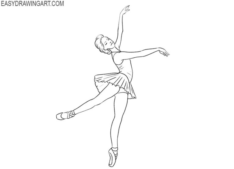 How to Draw a Dancer - Easy Drawing Art