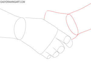 How to Draw a Handshake - Easy Drawing Art